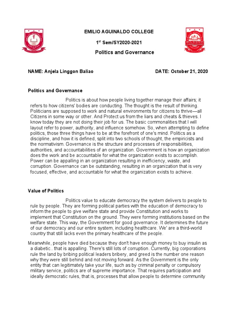 Task Number 1 | Download Free PDF | Governance | Bribery