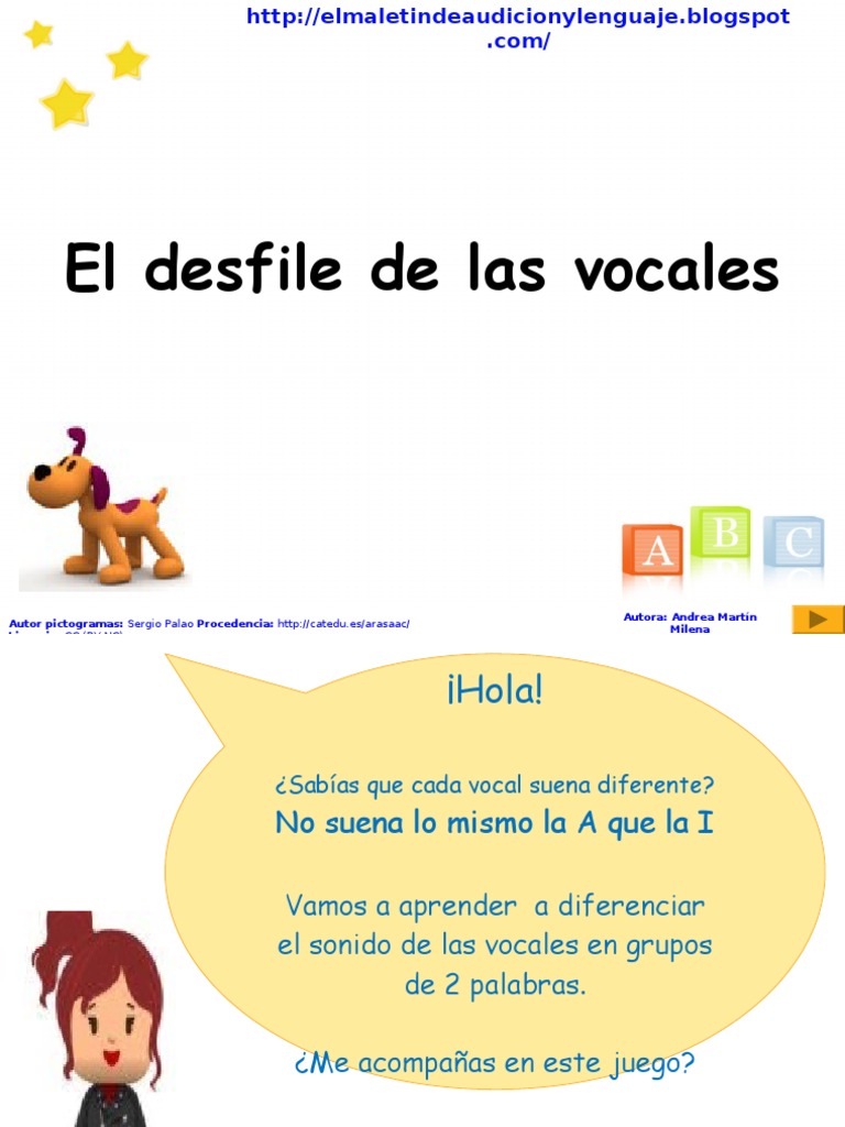 Juego de Sonidos de Vocales | PDF | Ocio