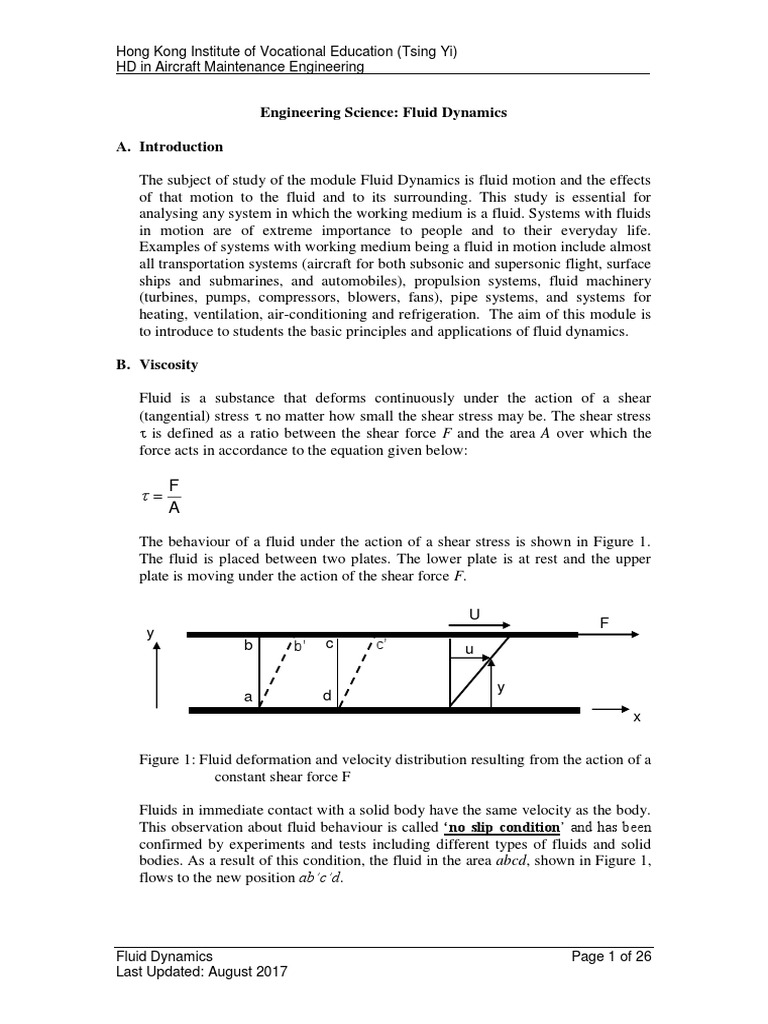05 Fluid Dynamics Pdf Reynolds Number Fluid Dynamics