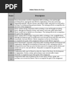 Gallery Walk Rubrc | PDF | Rubric (Academic) | Communication