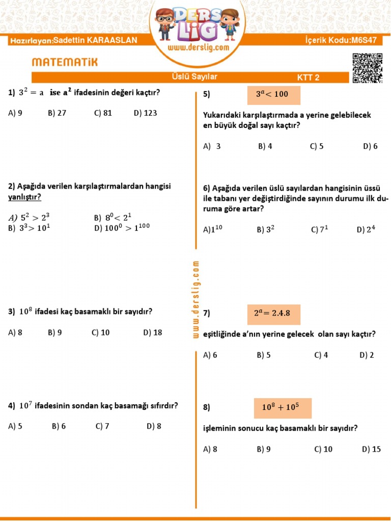 Uslu Sayilar ktt2 | PDF