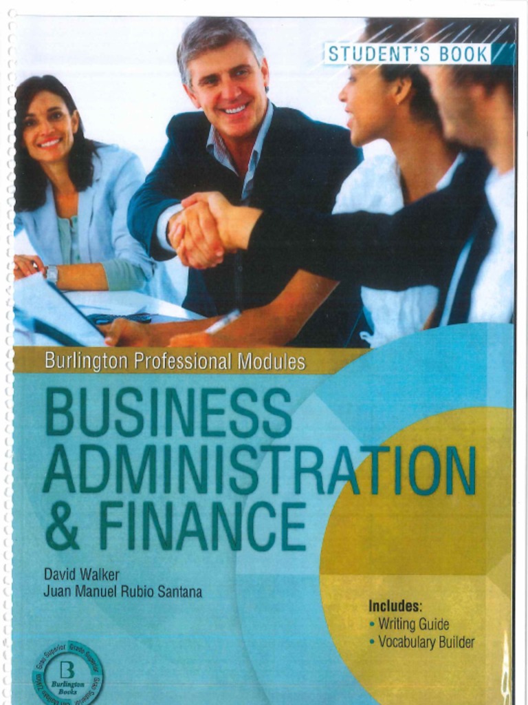 Business Administration Finance Burlington Students Book | PDF