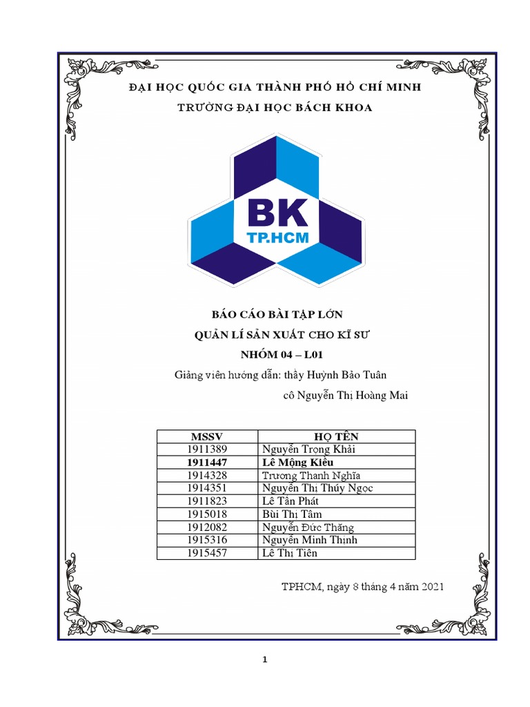 BÁO CÁO FINAL B | PDF