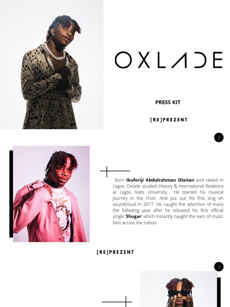 Oxlade Presskit | PDF