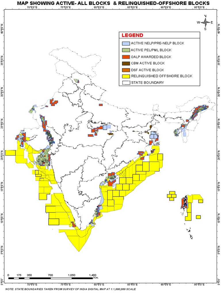 India DGH - Maps of E&P Areas - Active (All Blocks) and Reliquinshed ...