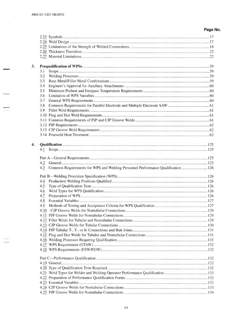 Aws D1.1 D1.1M-2010 - Structural Welding Code-Steel-21 | PDF