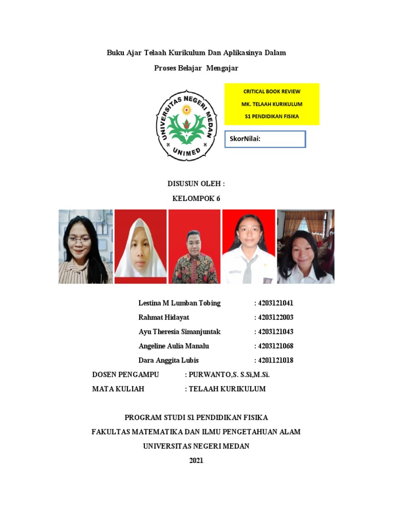 CBR Telaah Kurikulum Kelompok 6 | PDF