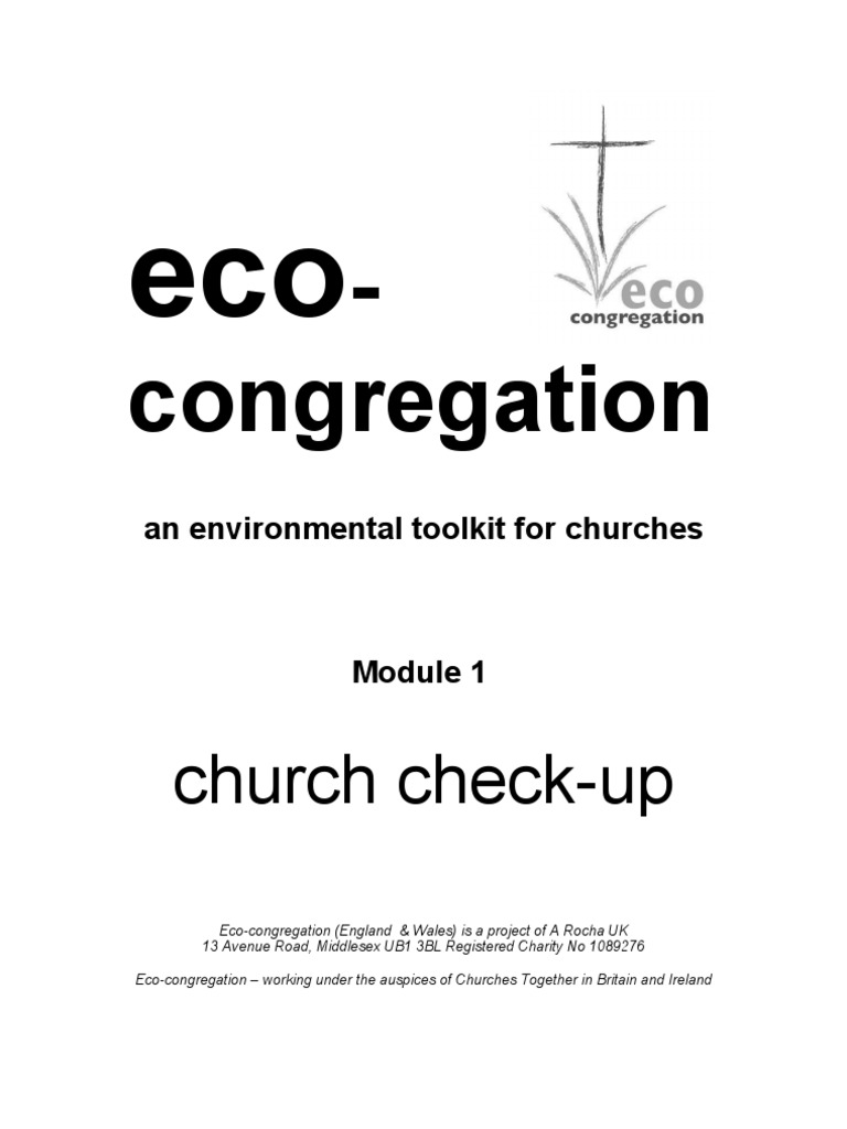 Church Check Up - Reviewing Churches Environmental Practices ...