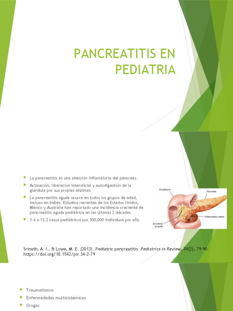 Pancreatitis en Pediatria | PDF | Inflamación | Septicemia