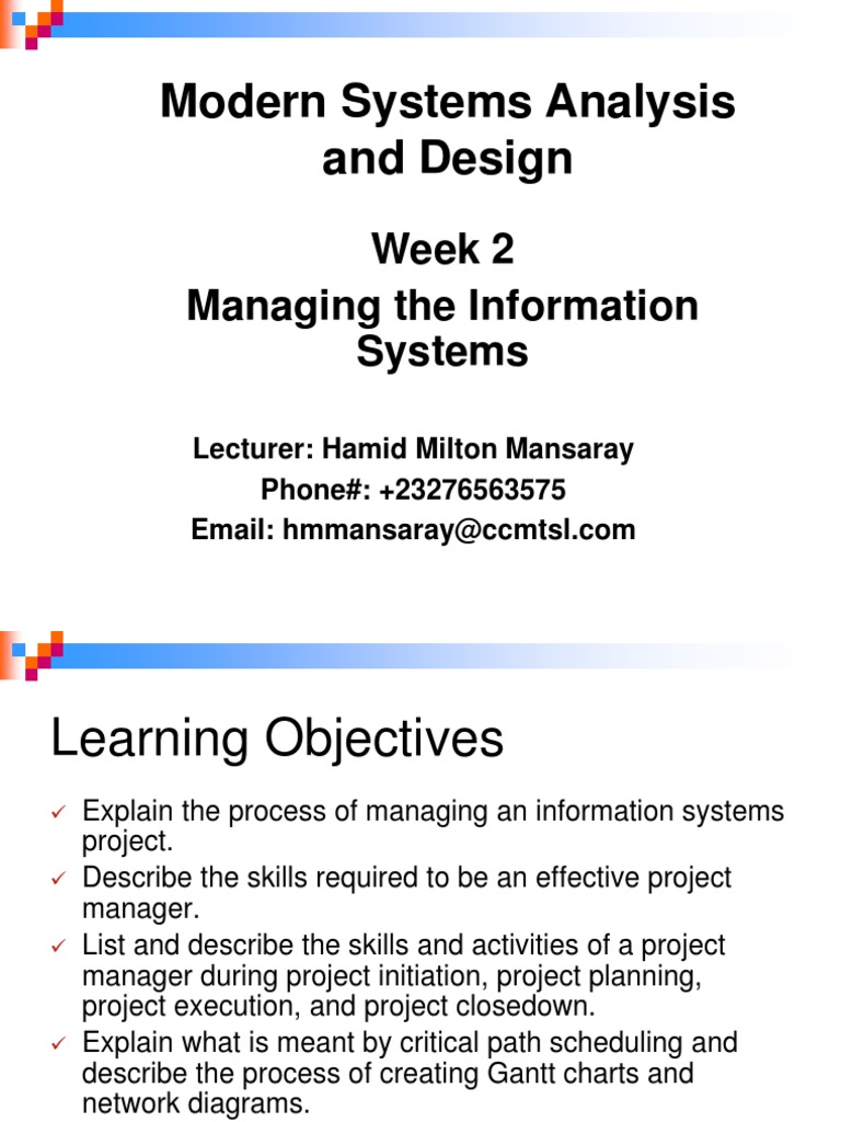 Chapter3 Managing The Information Systems Project | PDF | Computing ...