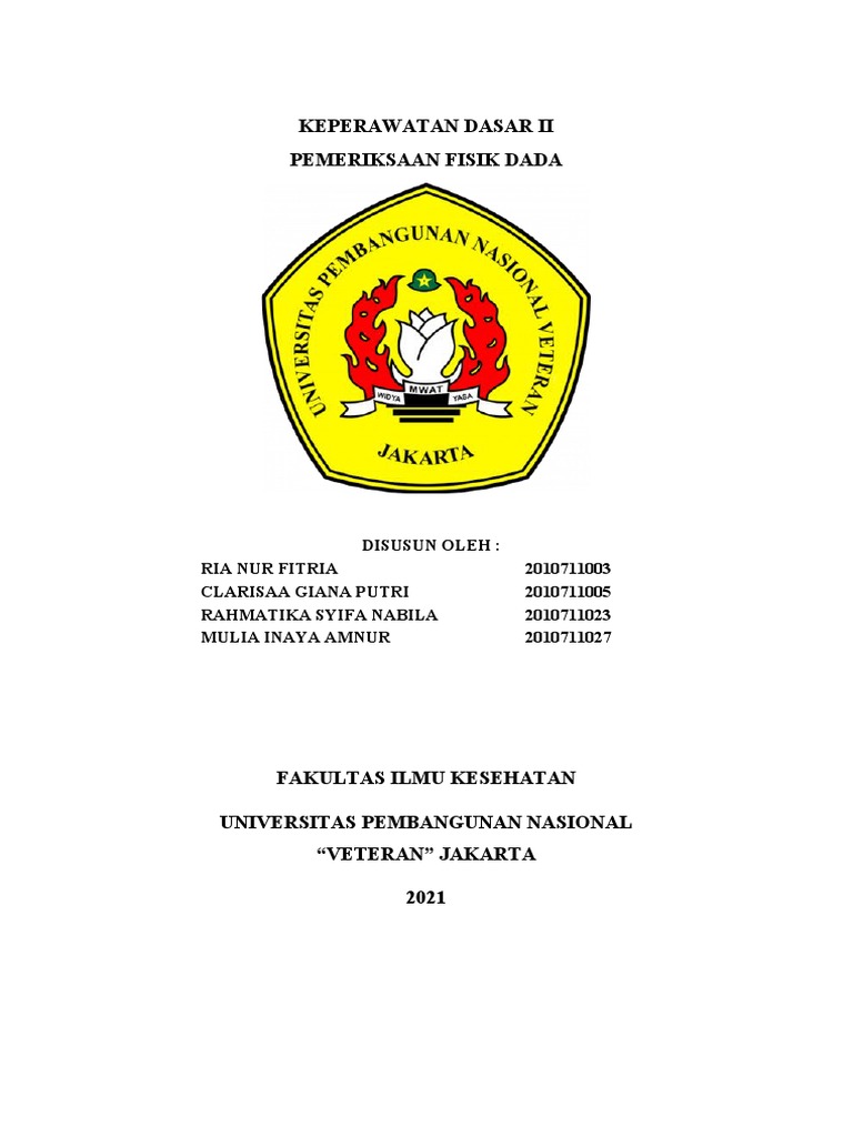 Pemeriksaan Fisik Dada dalam Keperawatan | PDF