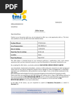 HCL Offer Letter Salaried 1 | PDF | Human Resources | Employment