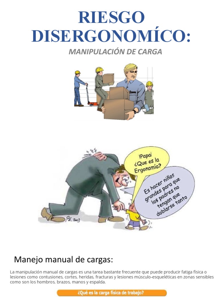 Riesgo Disergonomíco | PDF | Factores humanos y ergonomía | Codo