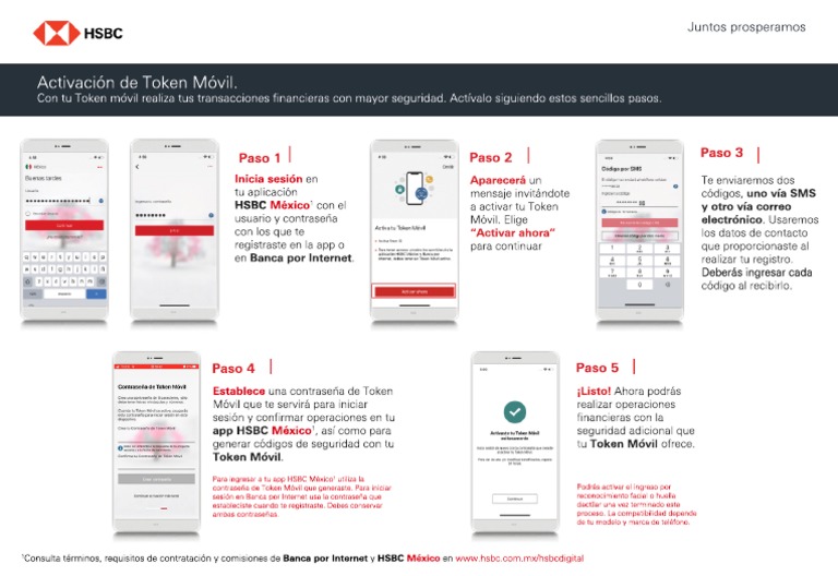 Activa Tu Token Movil en HSBC Mexico | PDF
