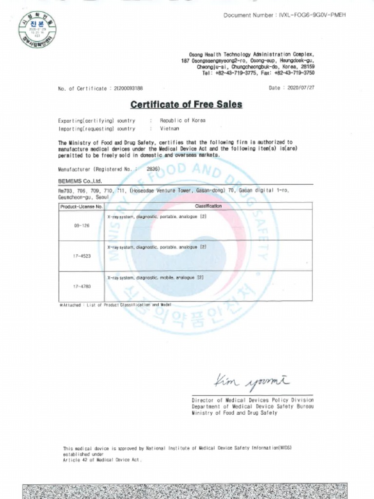 Sample of CFS in Domestic Korea | PDF