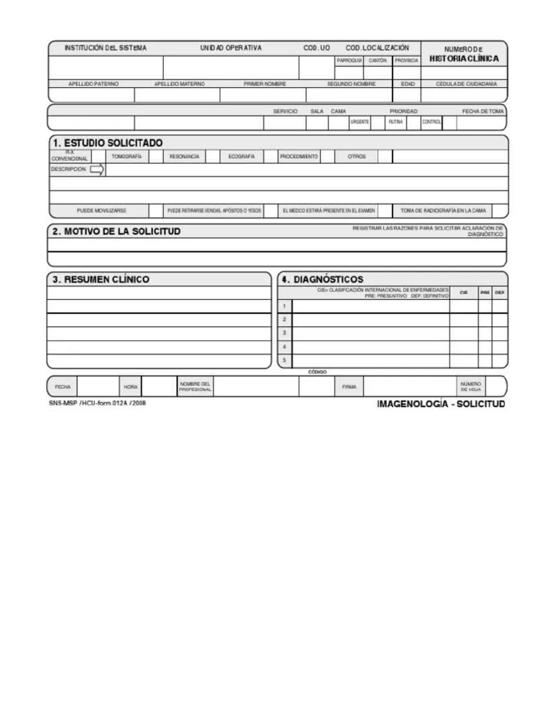 Pedido Imagen MSP | PDF