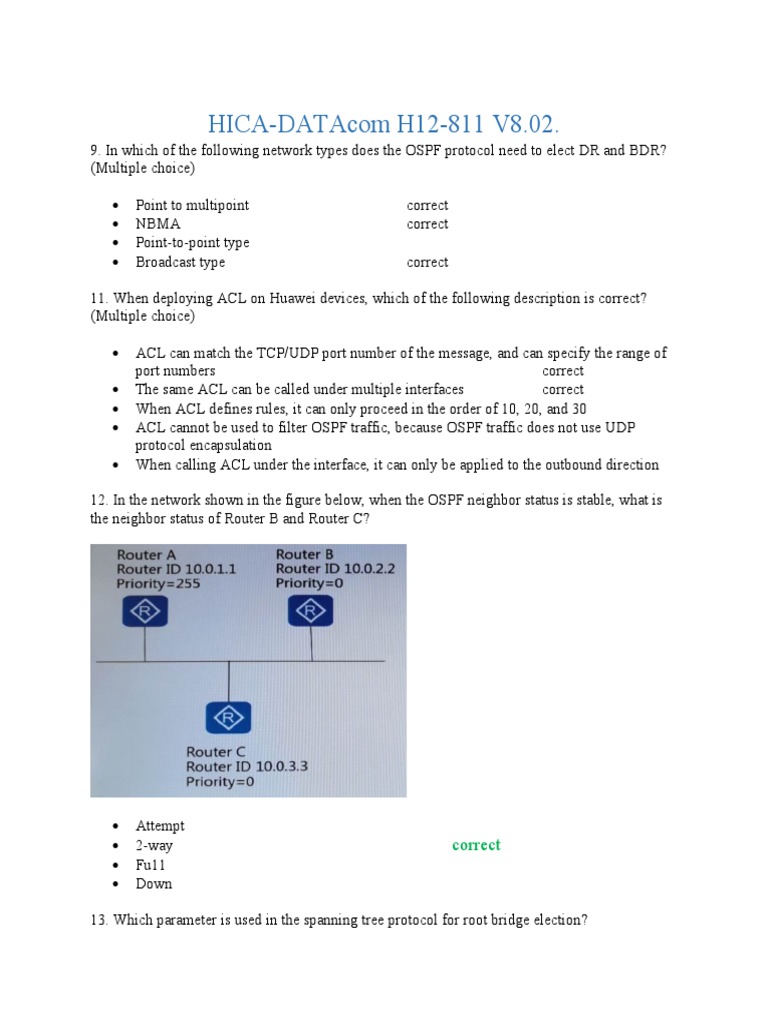 HICA Datacom 03 | Download Free PDF | Computer Network | Internet Protocols