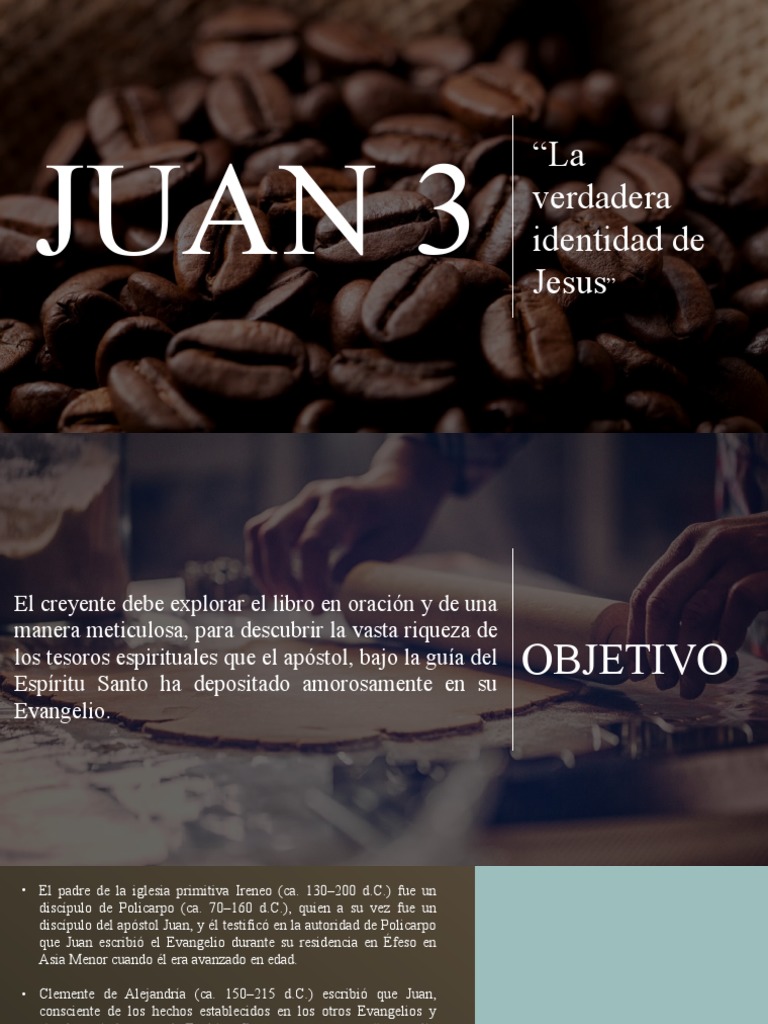 Juan 3 - La Verdadera Identidad de Cristo | PDF | Juan el apóstol | Jesús