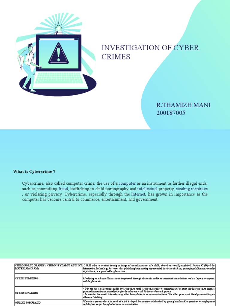 Cybercrime Investigation Techniques | PDF | Cybercrime | Digital Forensics