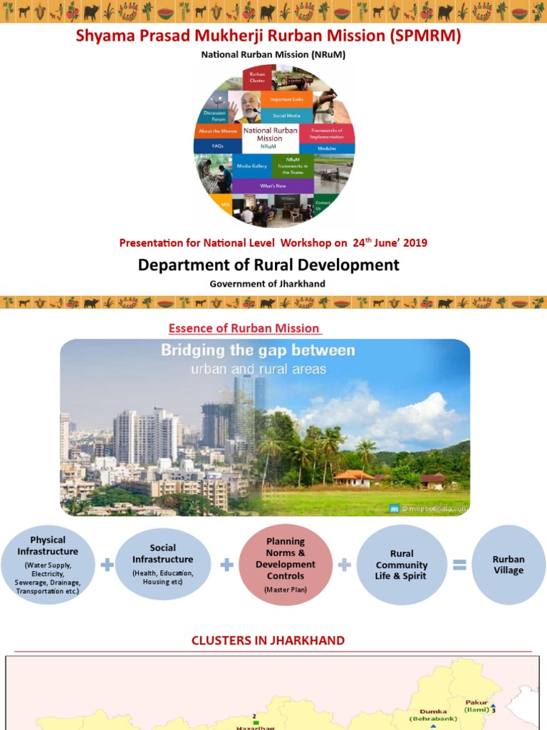 Shyama Prasad Mukherji Rurban Mission (SPMRM) : Department of Rural ...