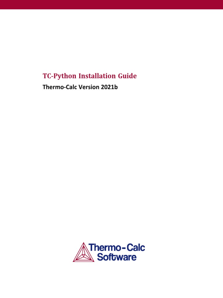 TC Python Installation Guide | PDF | Integrated Development Environment ...