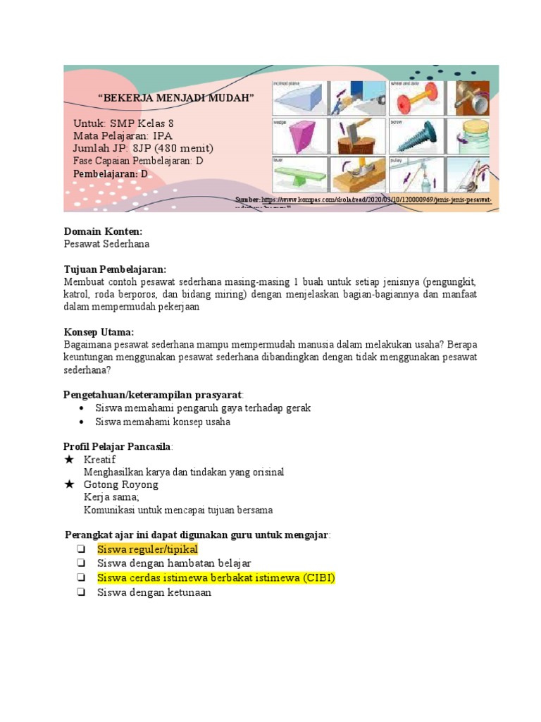 Modul Ajar IPA SMP | PDF