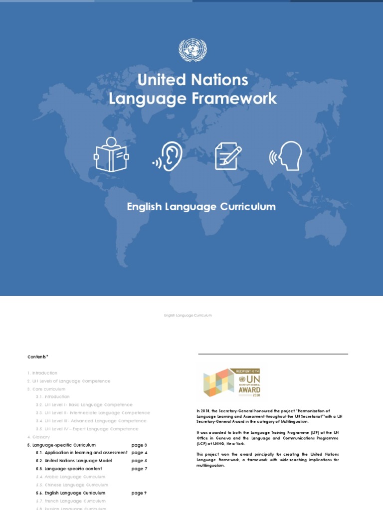 English Language Curriculum - 0 | PDF | Curriculum | Competence (Human ...
