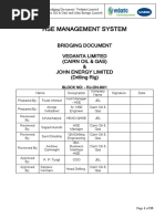 Standard Bridging Document Template 1 | PDF | Risk | Risk Management