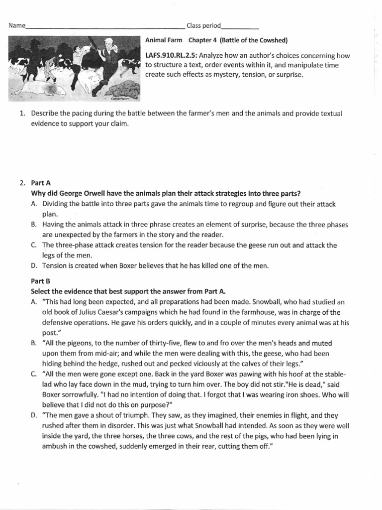 Animal Farm CH 04 | PDF