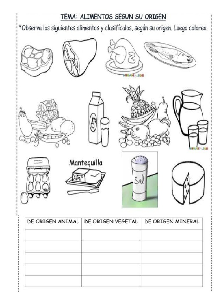 Origen de Los Alimentos | PDF