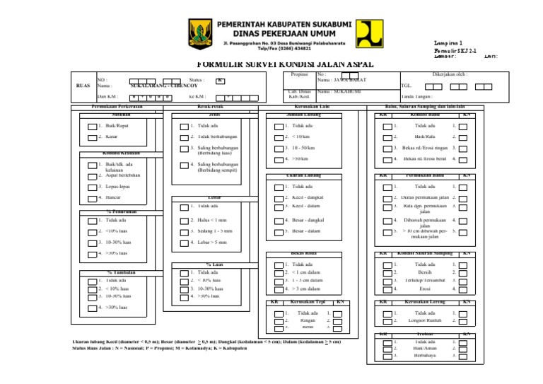 Form Survei Rcs | PDF