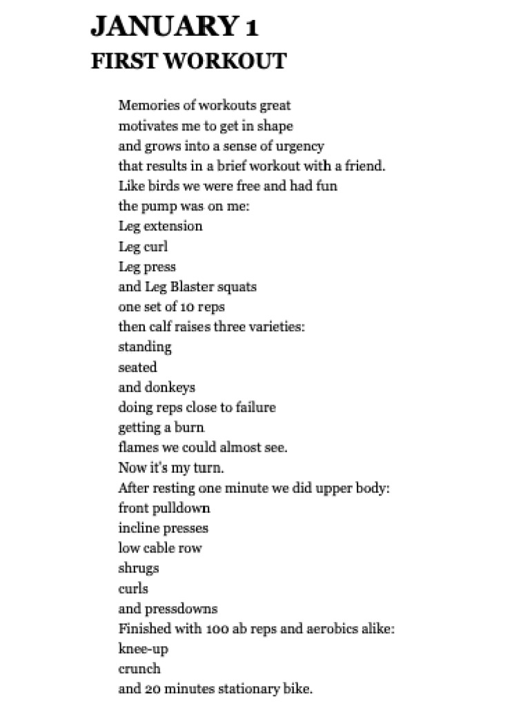 Frank Zane - The Workouts | PDF