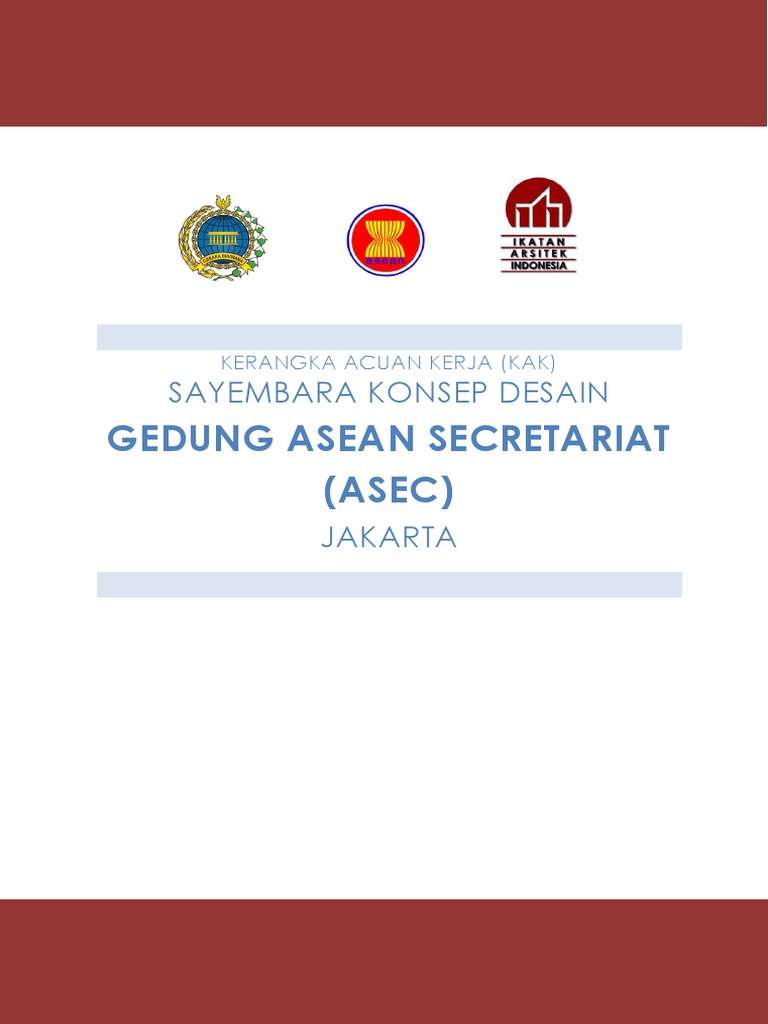 KAK-TOR Sayembara Gedung ASEC | PDF | Griya & Taman | Seni