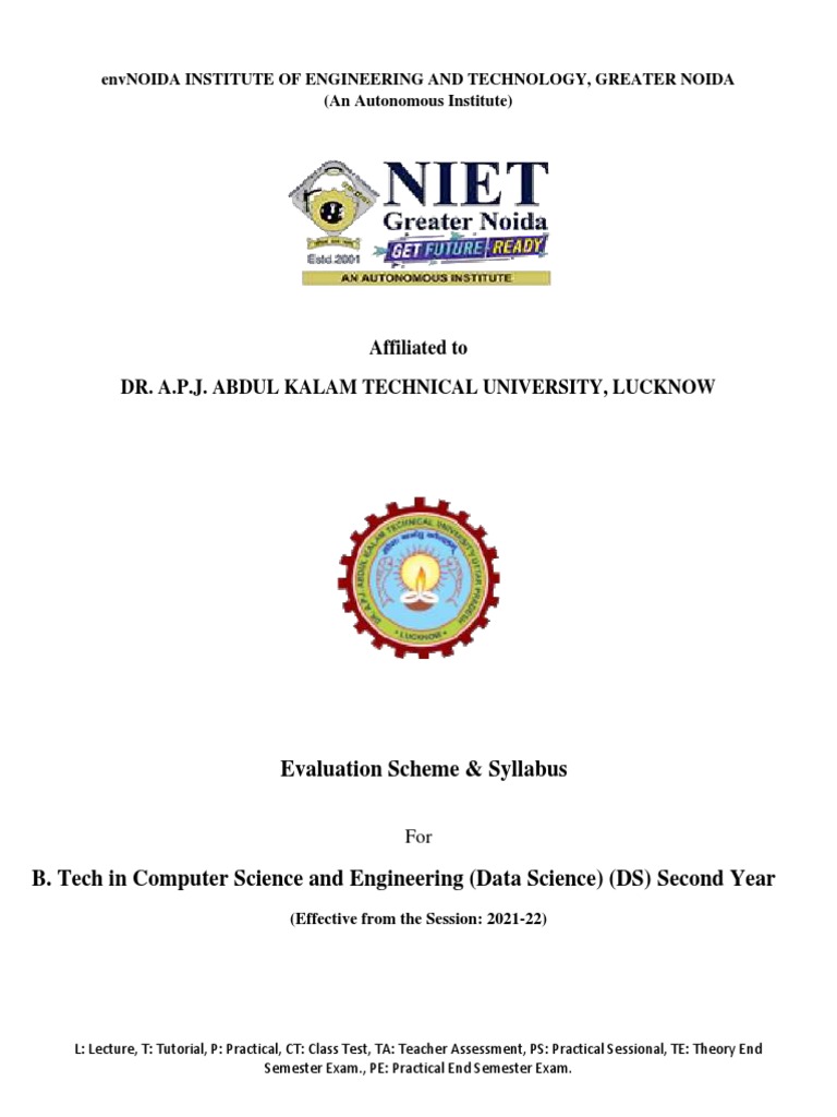 DATA SCIENCE SYLLABUS 2nd Year | PDF | Variance | Regression Analysis