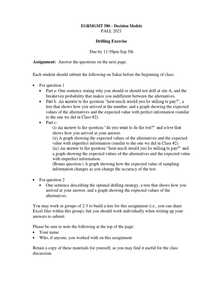 Drilling Exercise - Fall21 | PDF | Seismology | Geology