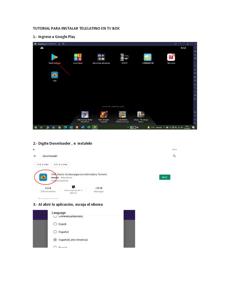 Instalar Telelatino en TV Box: Guía Rápida | PDF | Crecimiento personal ...