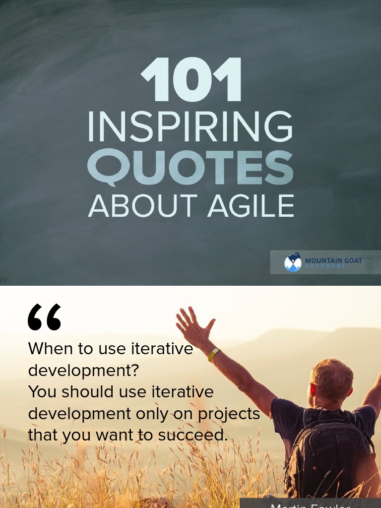 101 Inspiring Quotes | PDF | Agile Software Development | Scrum ...