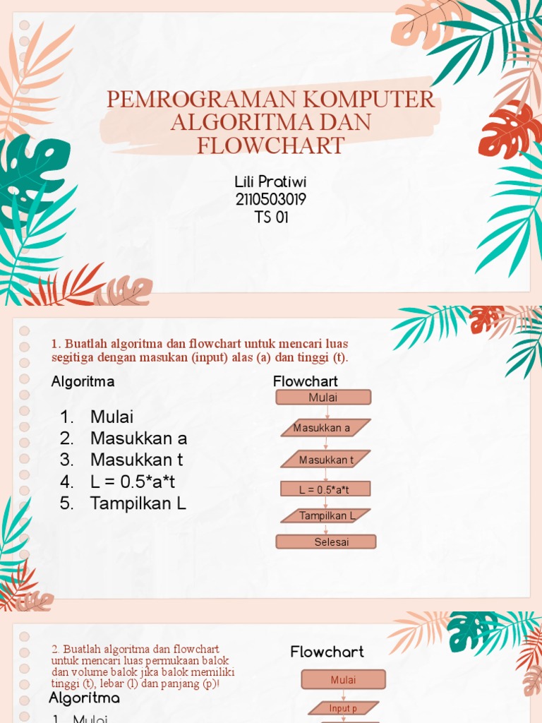 Algoritma Dan Flowchart | PDF
