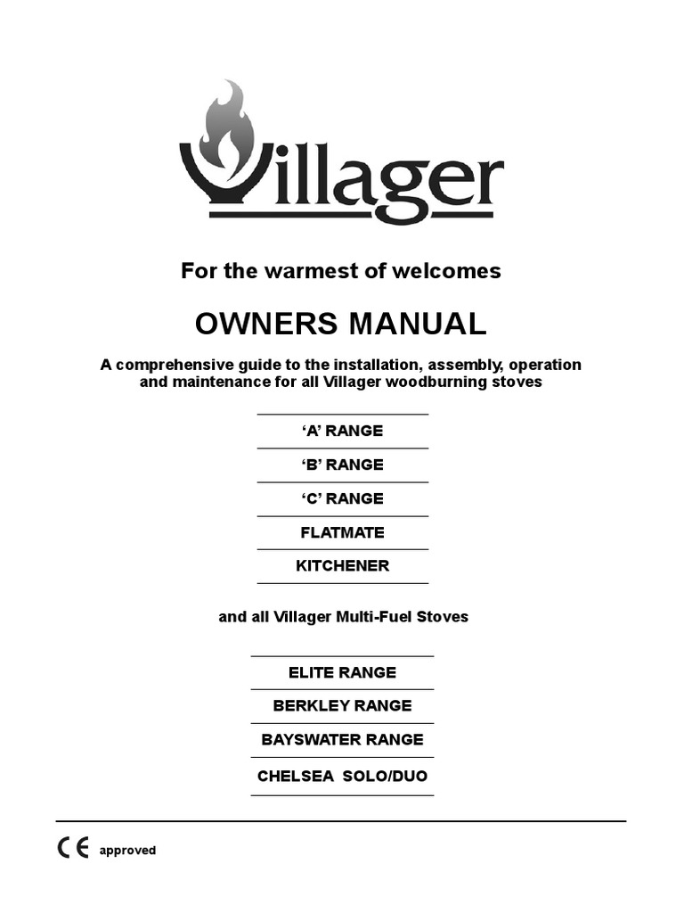 Villager Multi-Fuel Stoves "A Range" | PDF | Chimney | Stove