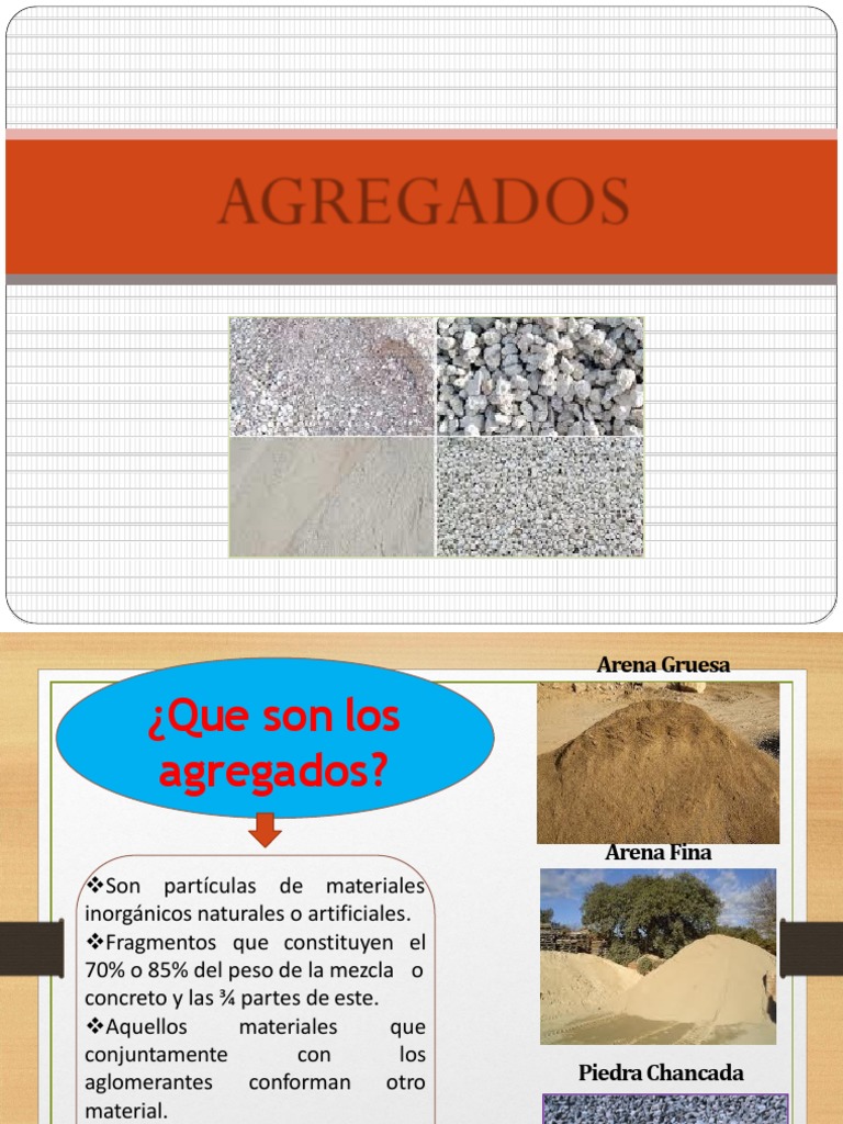 Tipos y Usos de Agregados en Construcción | PDF | Hormigón | Ingeniero ...