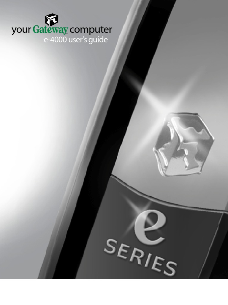 Your Computer: E-4000 User's Guide | PDF | Usb | Electrical Connector