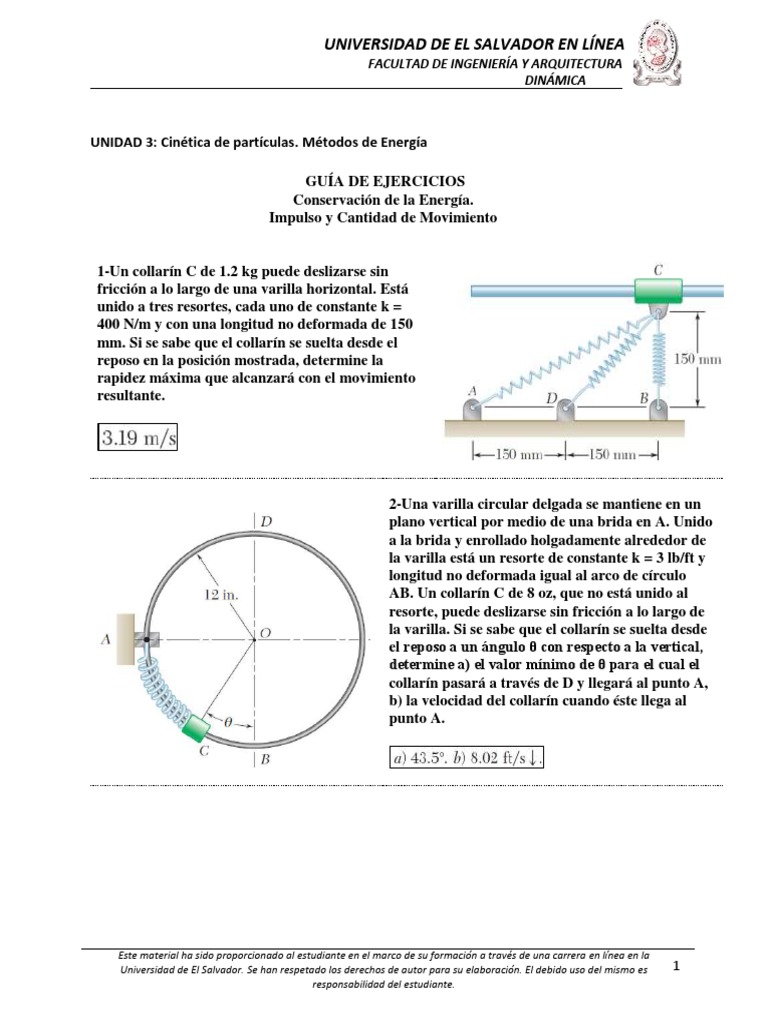 Sola de Letras de Dinamica | PDF | Fricción | Dinámica (Mecánica)