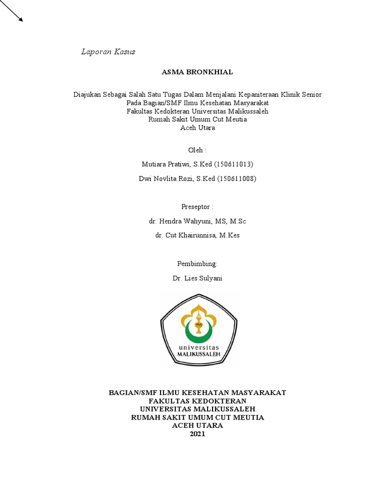 Lapkas Asma Bronkhial | PDF