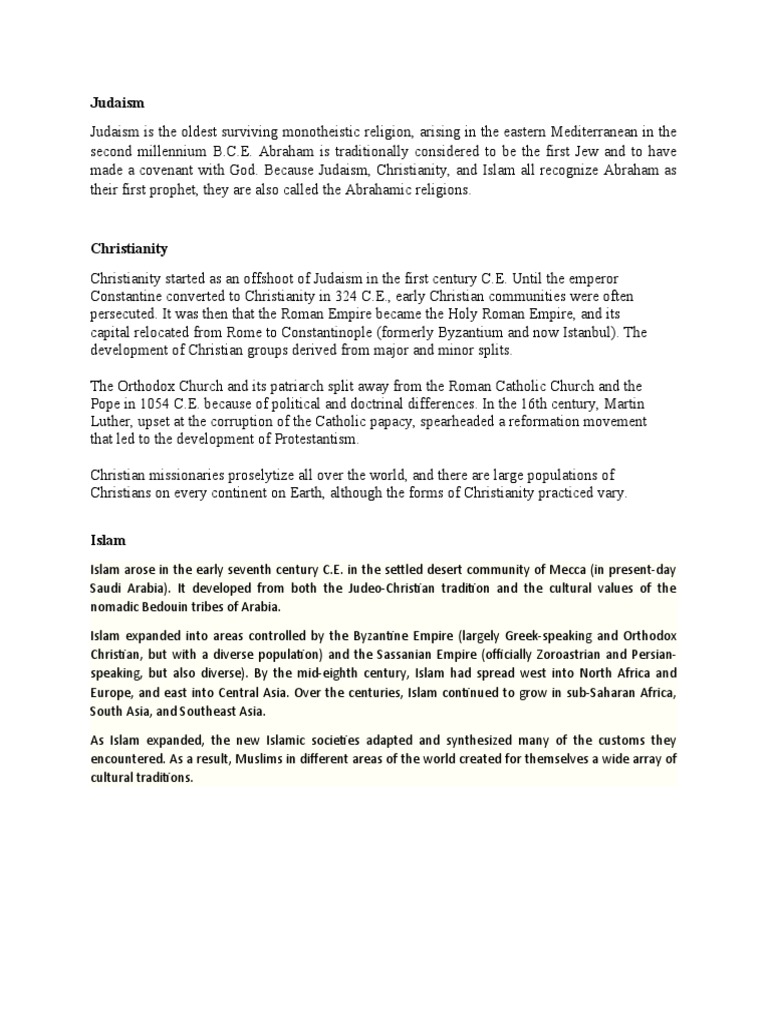 Overview of Major Asian Religions | PDF | Confucianism | Gautama Buddha