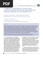 The Communicative Effectiveness Index Ceti | PDF | Aphasia | Cognition