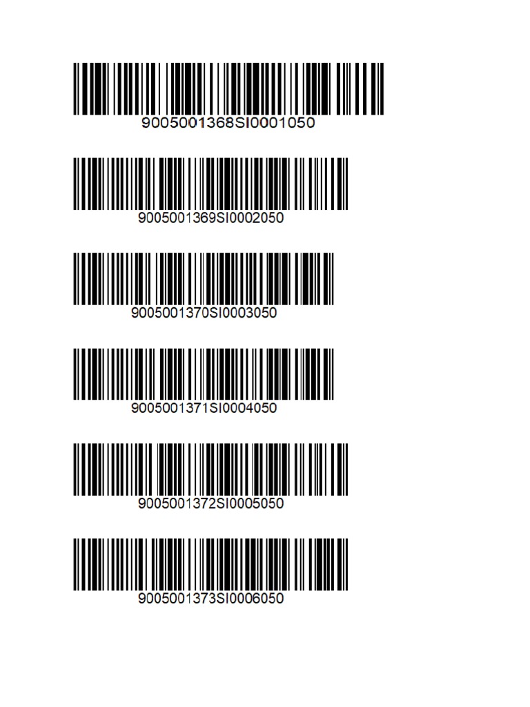 Codigos Barras Epp | PDF