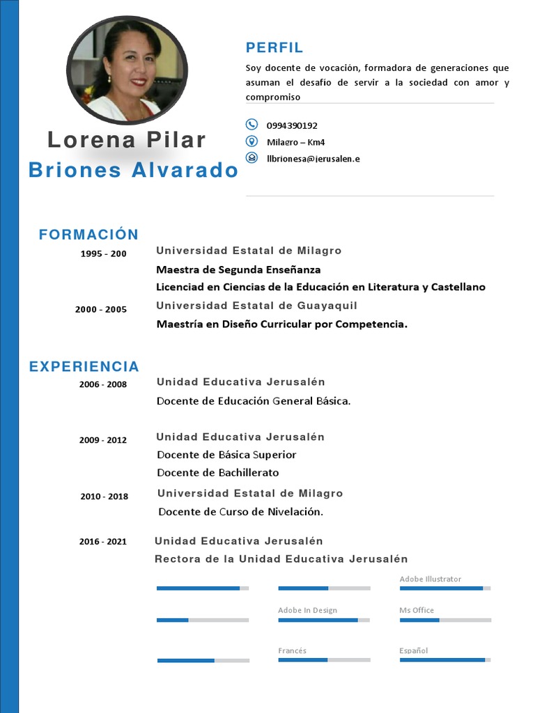 Currículum Lorena | PDF