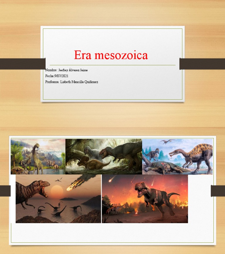 Era Mesozoica | PDF