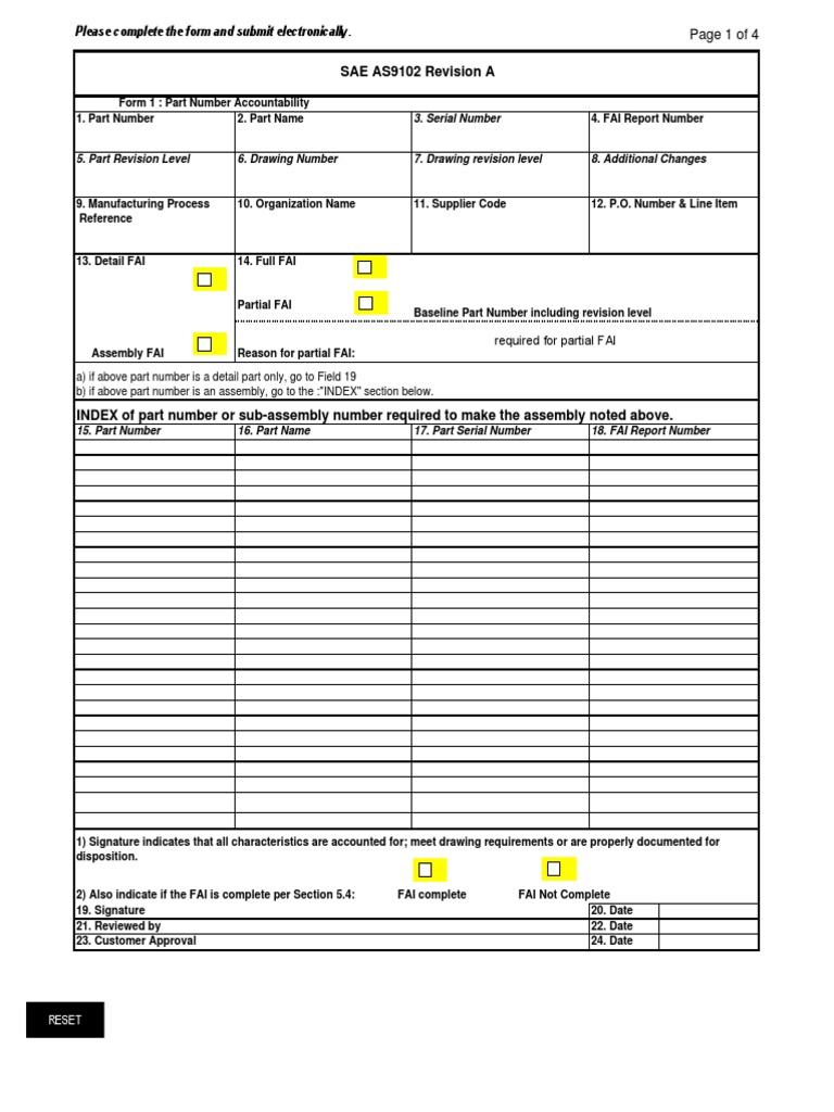 SAE AS9102 Revision A: 3. Serial Number | PDF | Specification (Technical Standard) | Systems ...