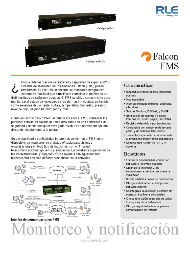 FMS Datasheet Spanish | PDF | Protocolos de internet | Módem